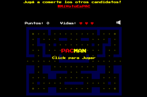 Waste time today playing this awesome politically inspired ‘PACMAN’ game