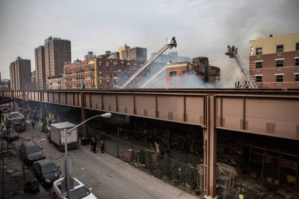 New York building explodes, collapses : The Tico Times | Costa Rica ...