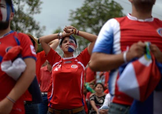 PHOTOS: Costa Ricans go wild celebrating World Cup upset over Uruguay ...