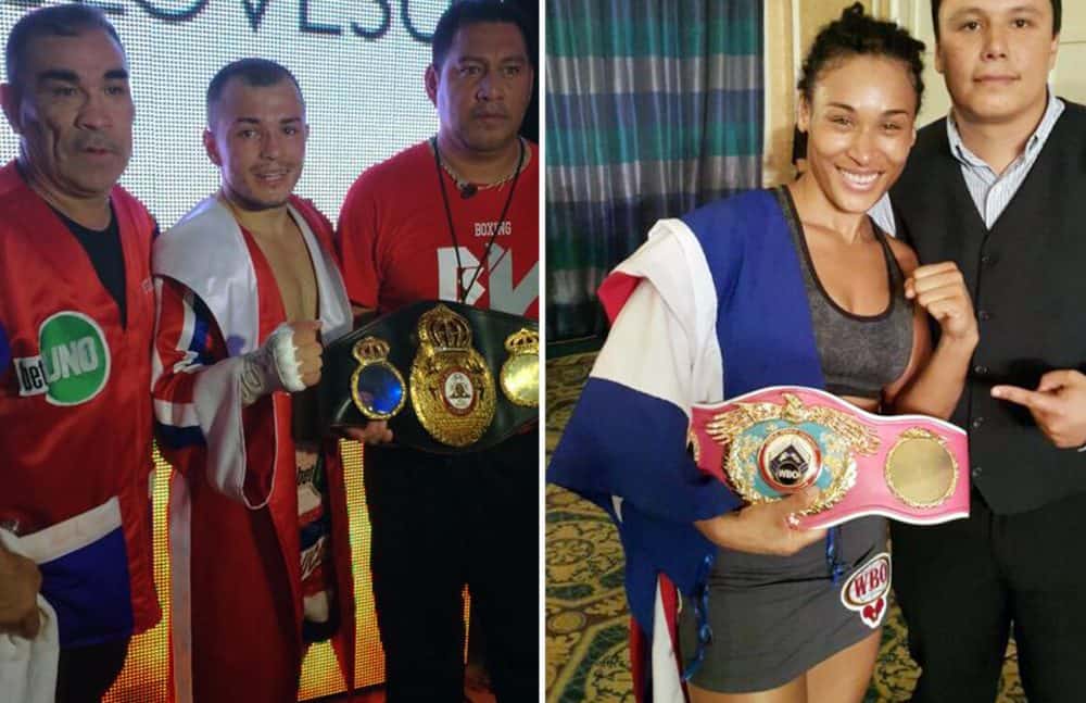 Costa Rica's world boxing champions win fights on the same night