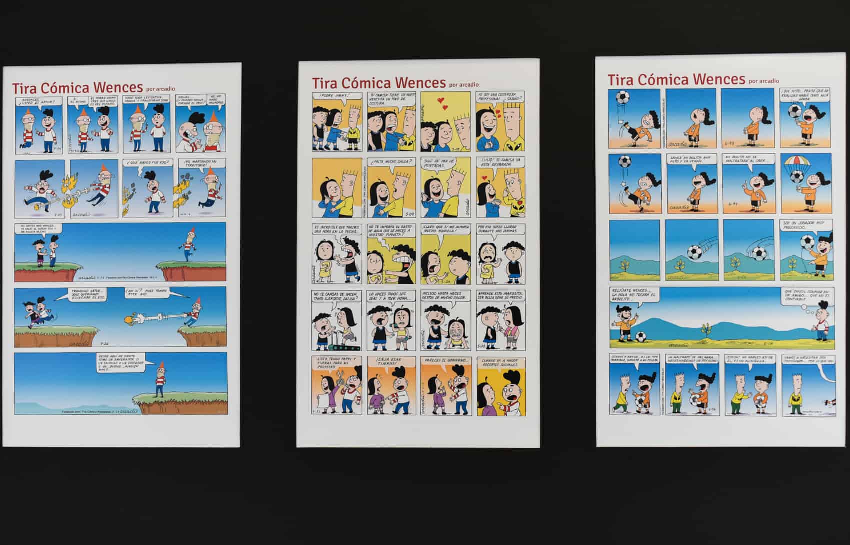 Arcadio Esquivel exhibits his best-known comic, 'Wences' World' : The ...