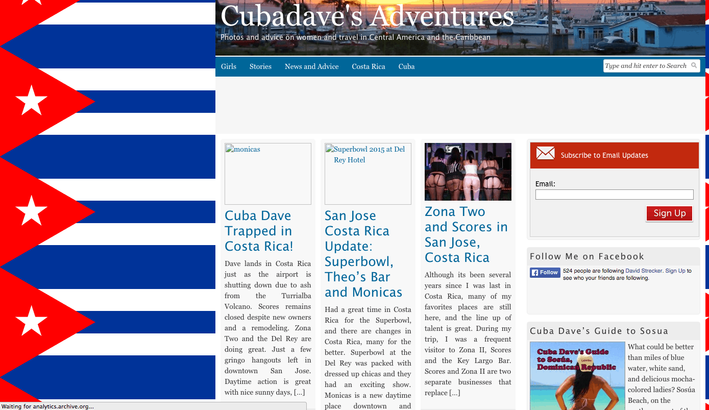 'Cuba Dave' won't be making it home for the holidays this year