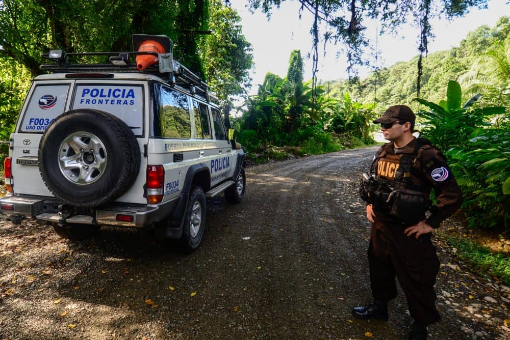 On patrol with the Costa Rica Border Police