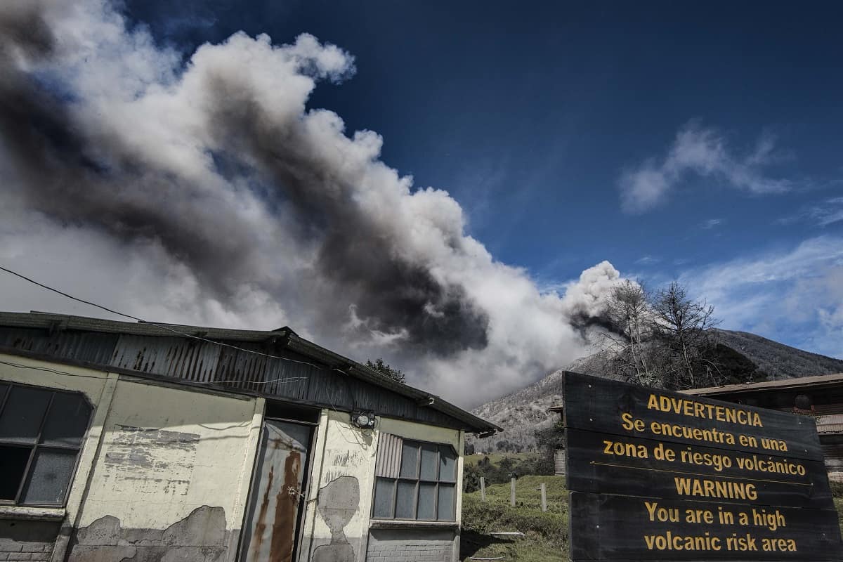 Costa Rica Turrialba Volcano Eruption in Photos