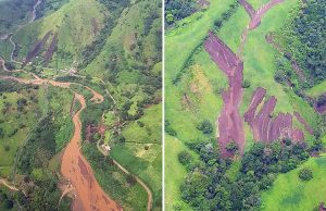 Landslides block roads, damage farms northwest of Costa Rica