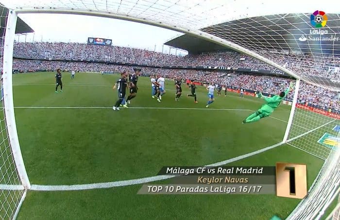 Video: Keylor Navas' save is Best of the Season in Spain