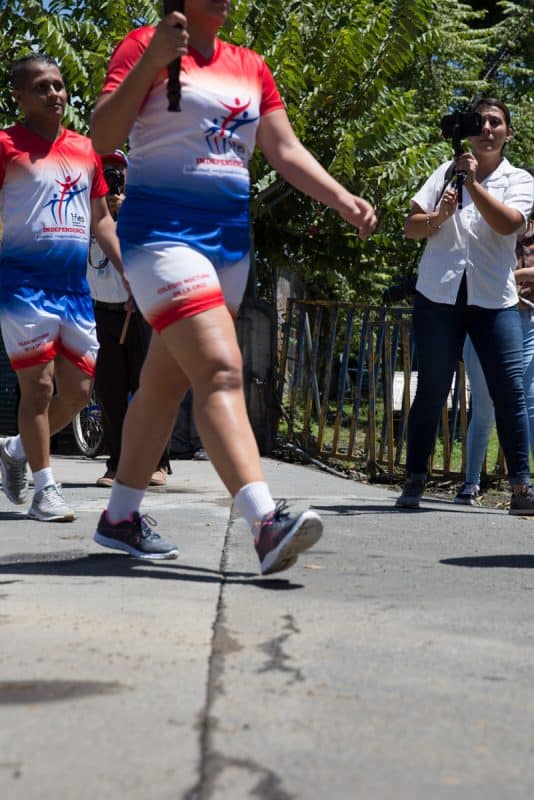 Independence torch travels through a fractured Central America