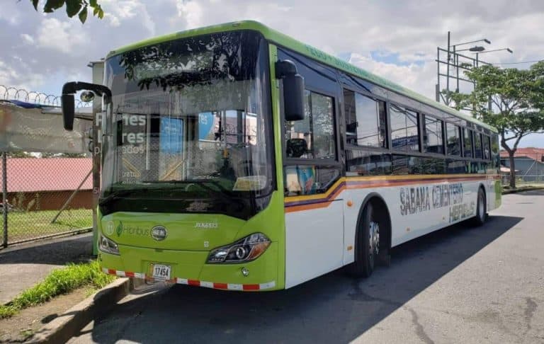 First hybrid buses arrive in Costa Rica