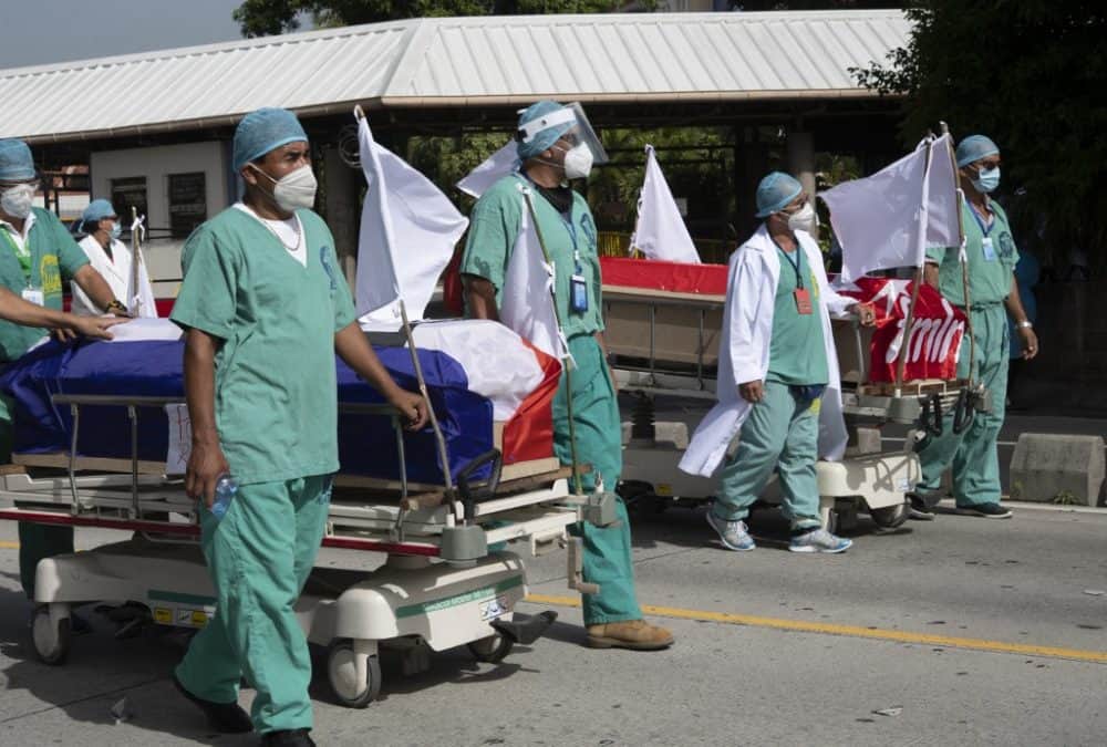 Pandemic tensions revive protests in Latin America : The Tico Times ...