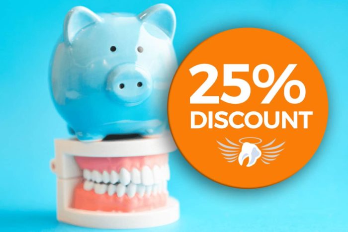 25% discount at Goodness Dental through August 31, 2020
