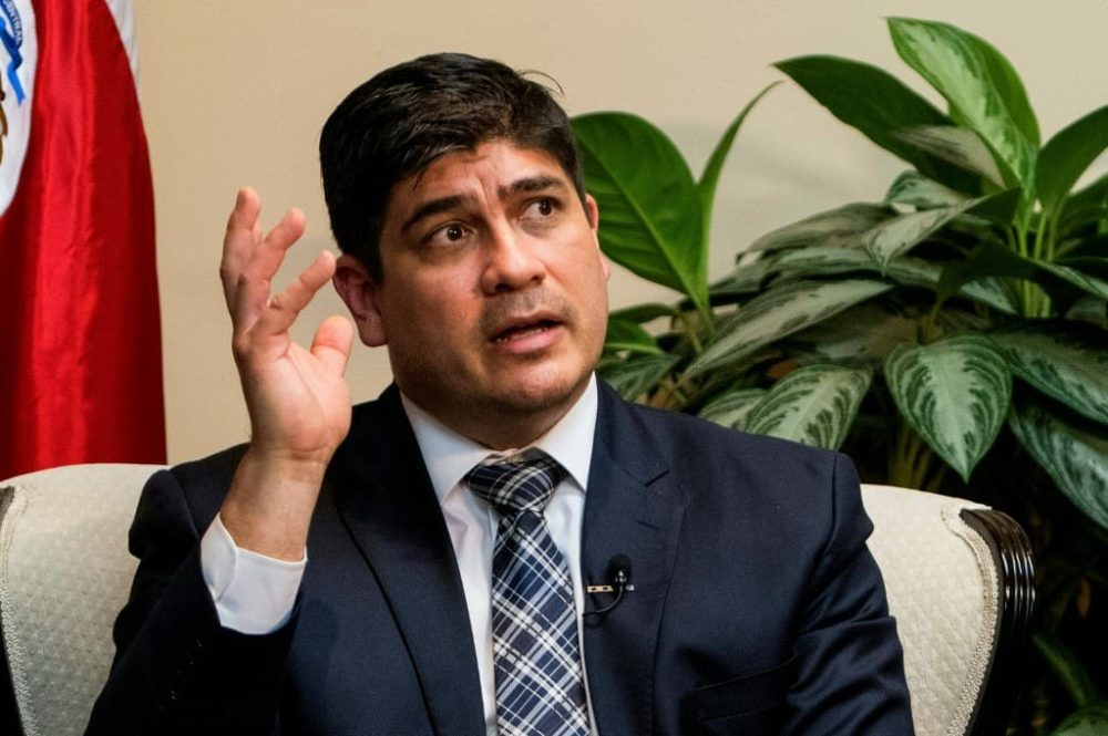 President of Costa Rica warns of growing inequality due to pandemic