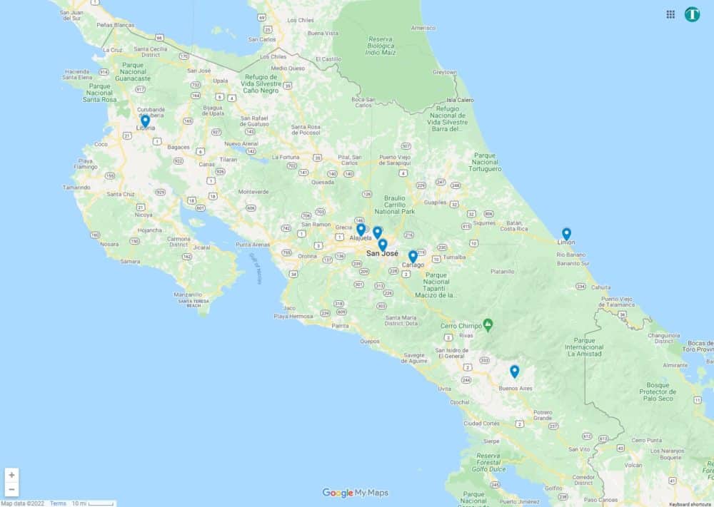 The 7 Provinces of Costa Rica - A Brief Introduction : The Tico Times ...