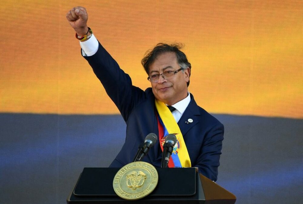 Gustavo Petro sworn in as Colombia's first leftist president