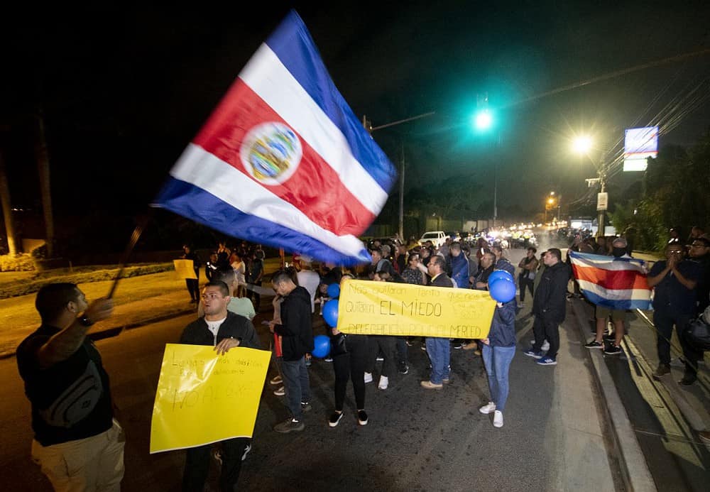 Police in Costa Rica protest over fewer days off for anti-crime ...