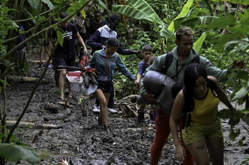 Migrants from Across the Globe Traverse Darién Gap