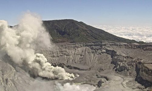 Costa Rica's Poas Volcano Awakens: Ashfall and Gas Emissions Trigger ...