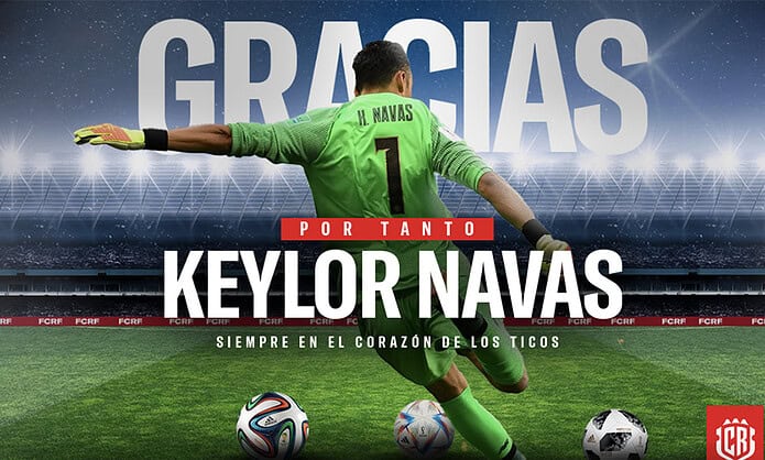 Keylor Navas Bids Farewell to the Costa Rican National Team