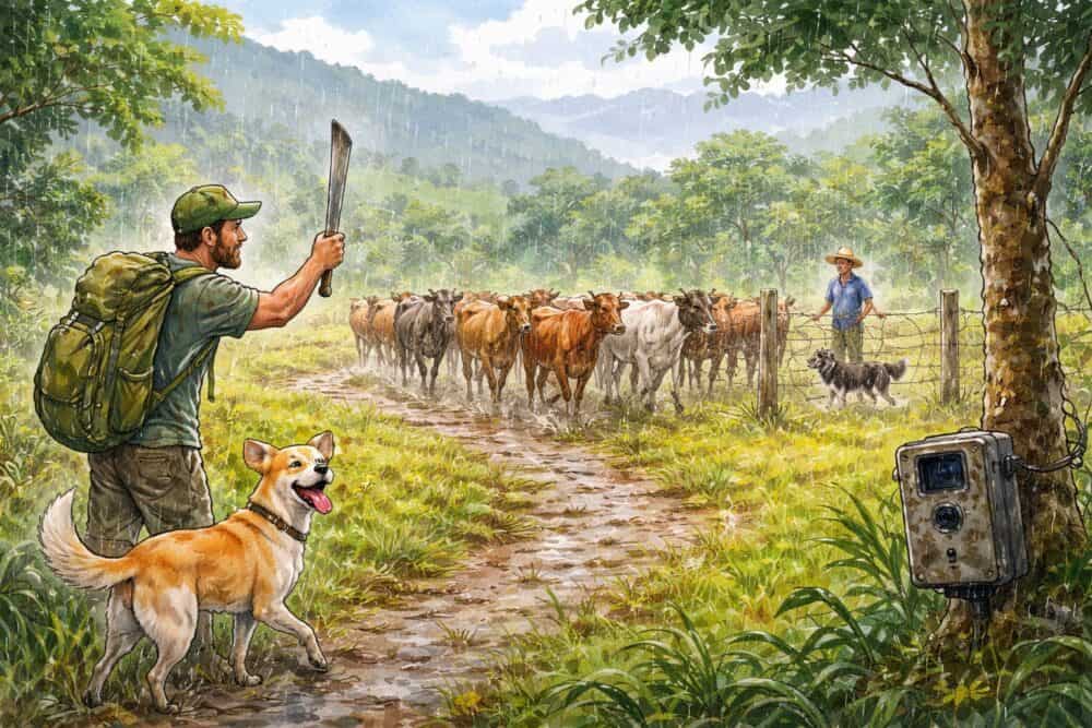Cow Wrangling and Camera Trapping in Costa Rica